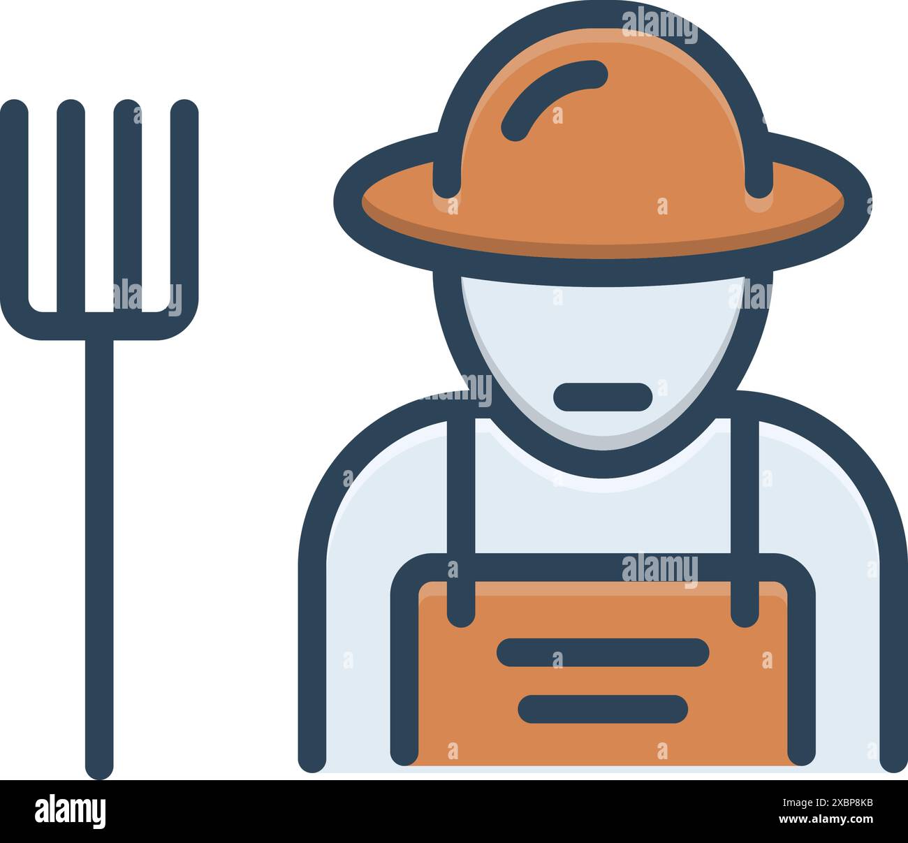 Icon for farmer,peasant Stock Vector Image & Art - Alamy