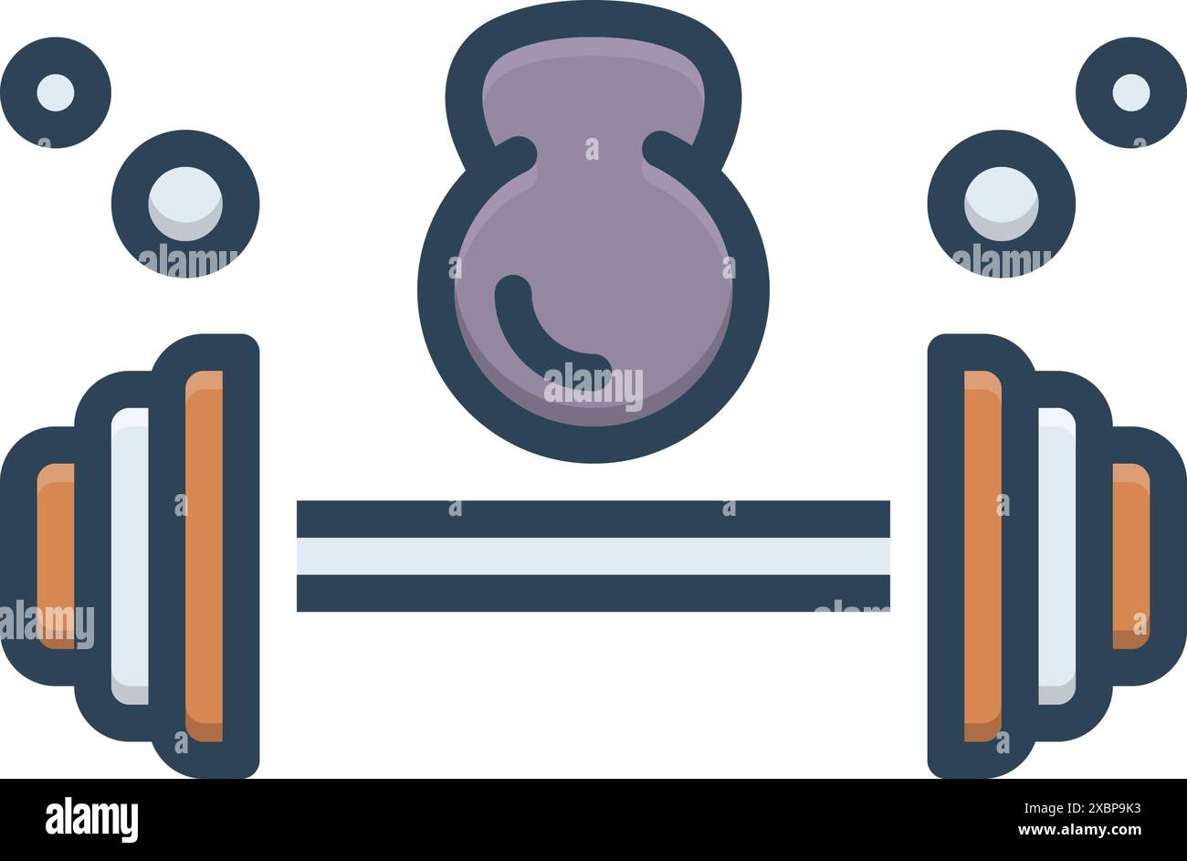 Icon for barbell,bodybuilding Stock Vector Image & Art - Alamy