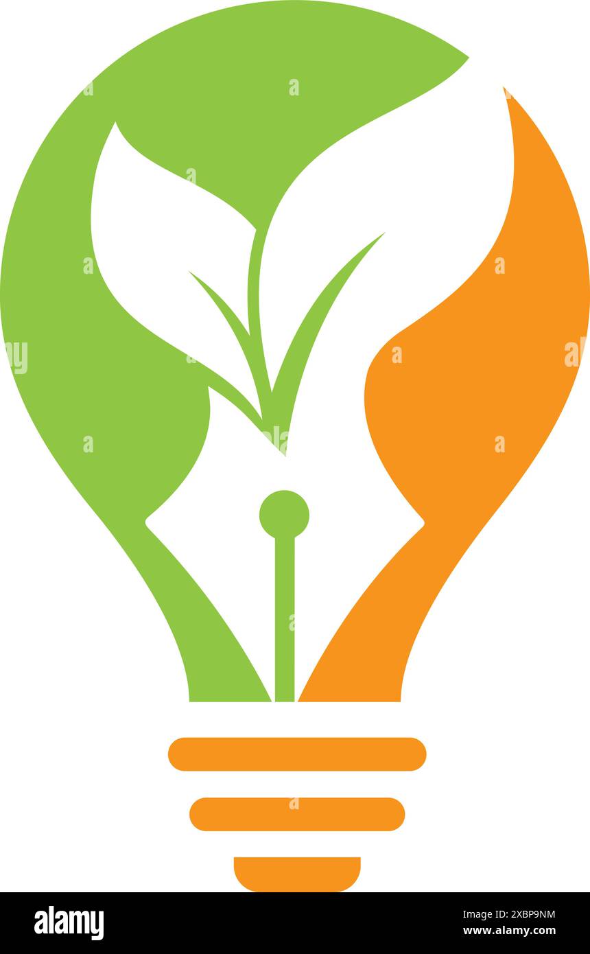 Enlighten knowledge logo design concept Stock Vector Image & Art - Alamy