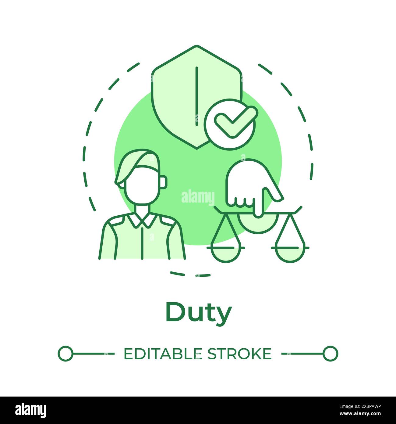 Duty personnel Stock Vector Images - Alamy