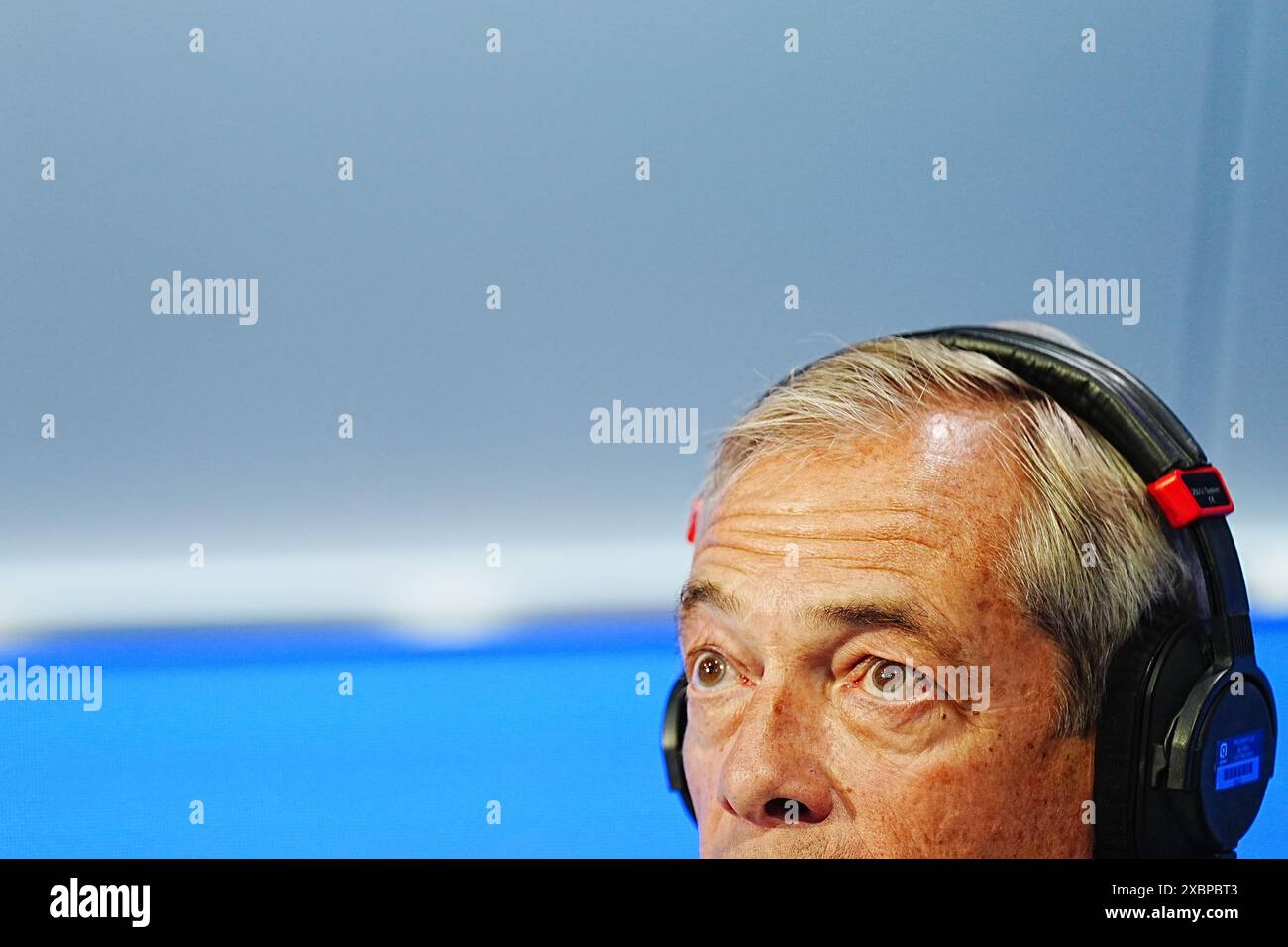 Reform UK leader Nigel Farage during LBC's, Nick Ferrari at Breakfast ...