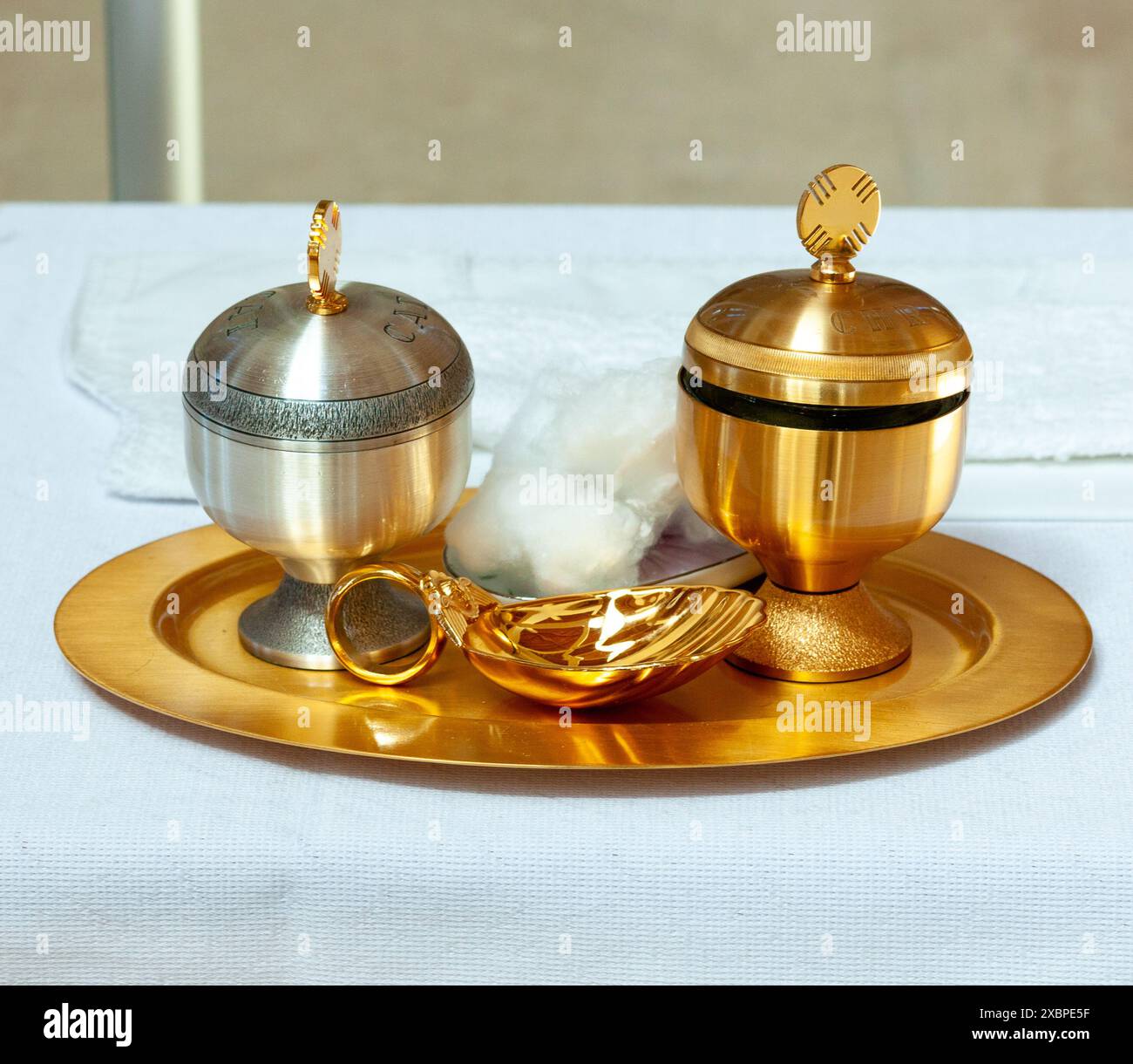 First communion chalices hi-res stock photography and images - Alamy