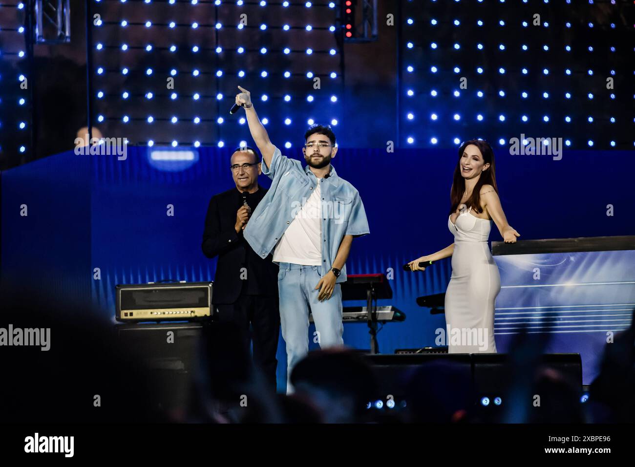 Music Concert - TIM SUMMER HITS 2024 - DAY 2 Carlo Conti, Rocco Hunt ...