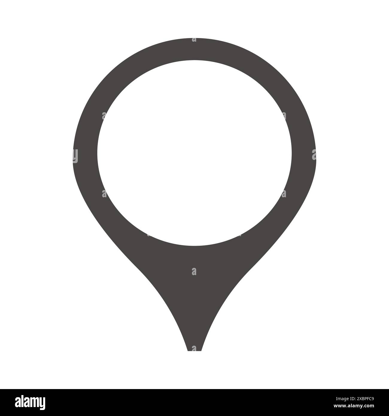 Destination Map minimal Marker icon, Pin symbol, Location icon isolated ...