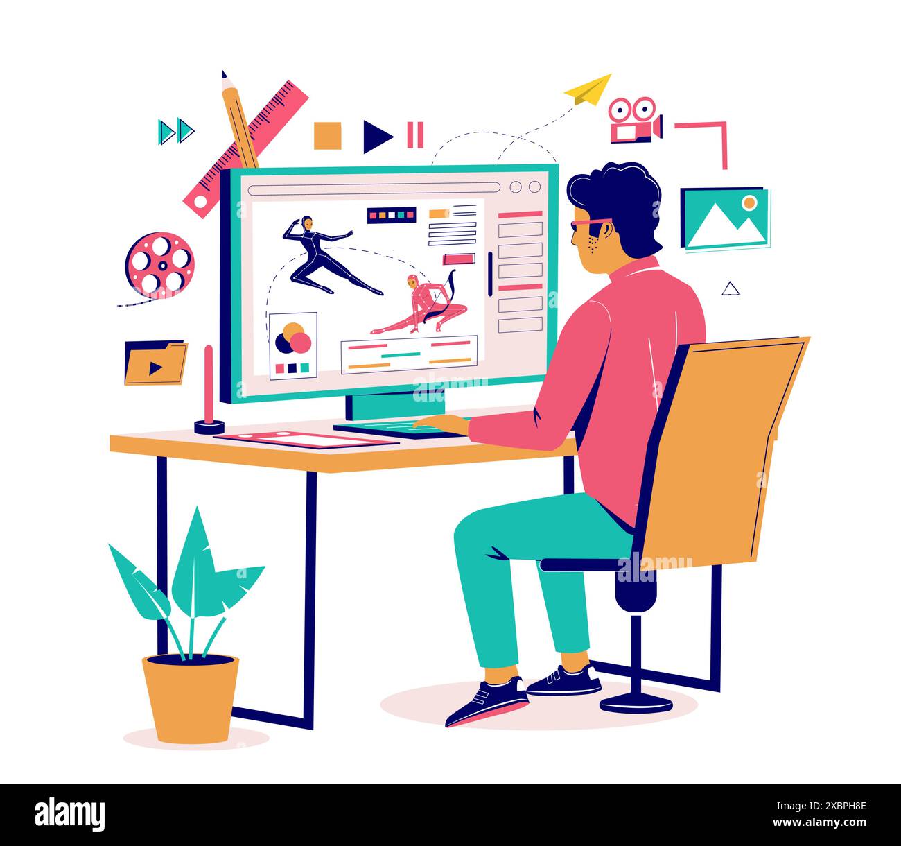 Animation production process hi-res stock photography and images - Alamy