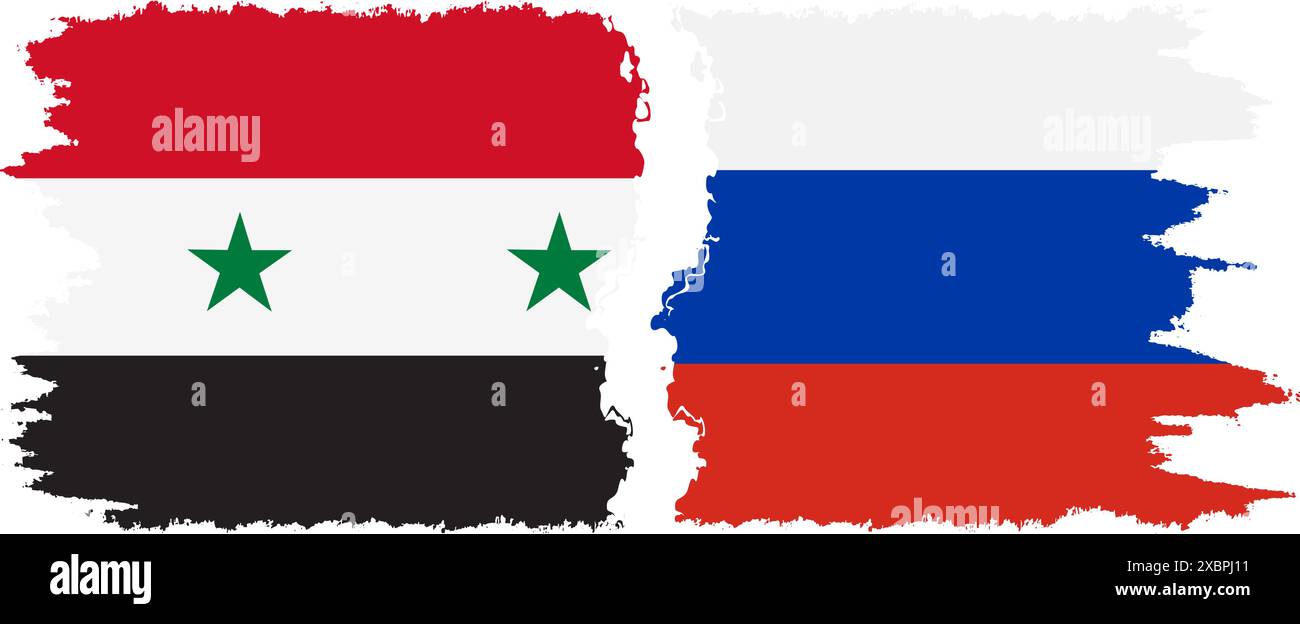 Flags of syria russia Stock Vector Images - Alamy
