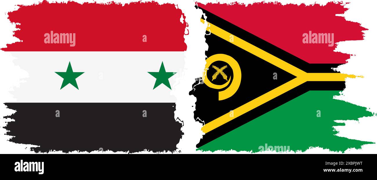 Vanuatu and Syria grunge flags connection, vector Stock Vector Image ... Vanuatu and Syria grunge flags connection, vector Stock Vector Image ...