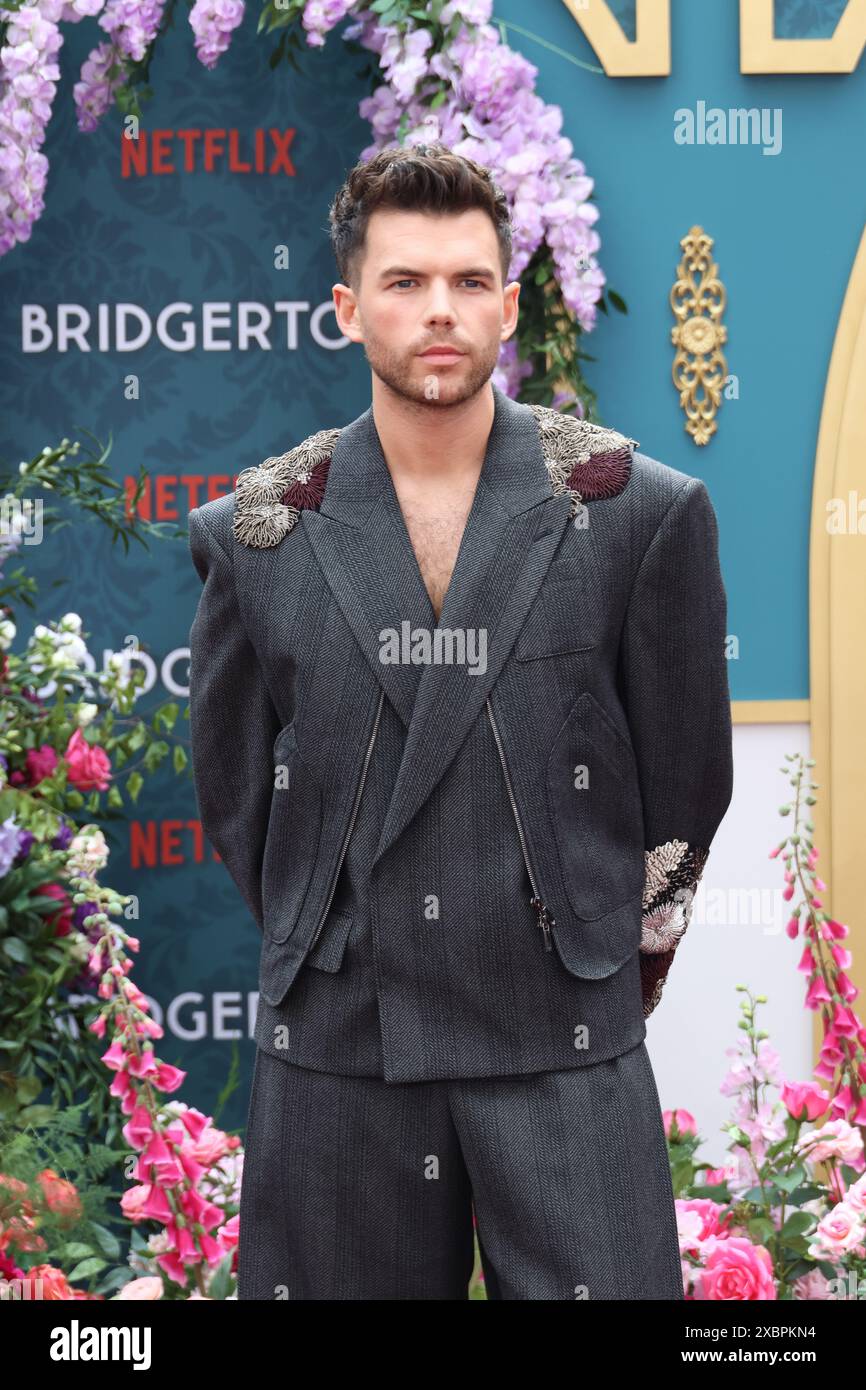 Luke Newton, Bridgerton Season 3 Part Two - London Special Screening ...