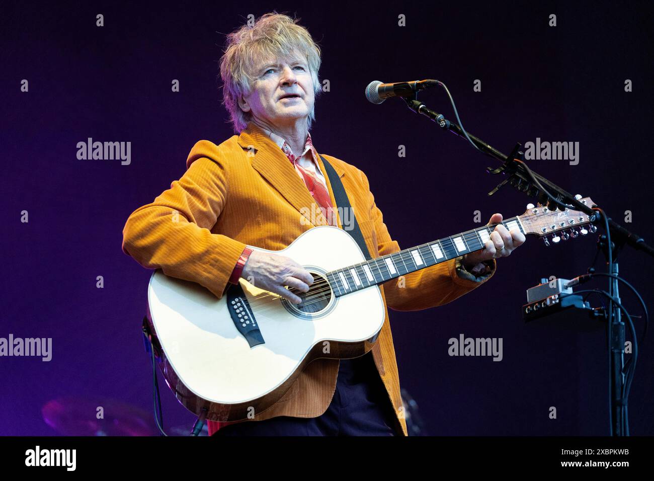 Crowded House led by Neil Finn, are pictured performing their decades ...