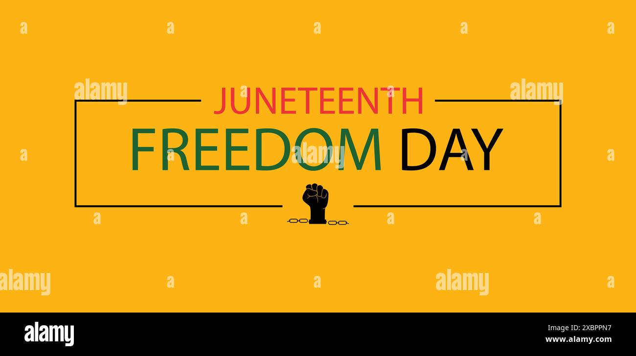 Juneteenth Freedom Day A Symbol of Resilience and Liberation Stock ...