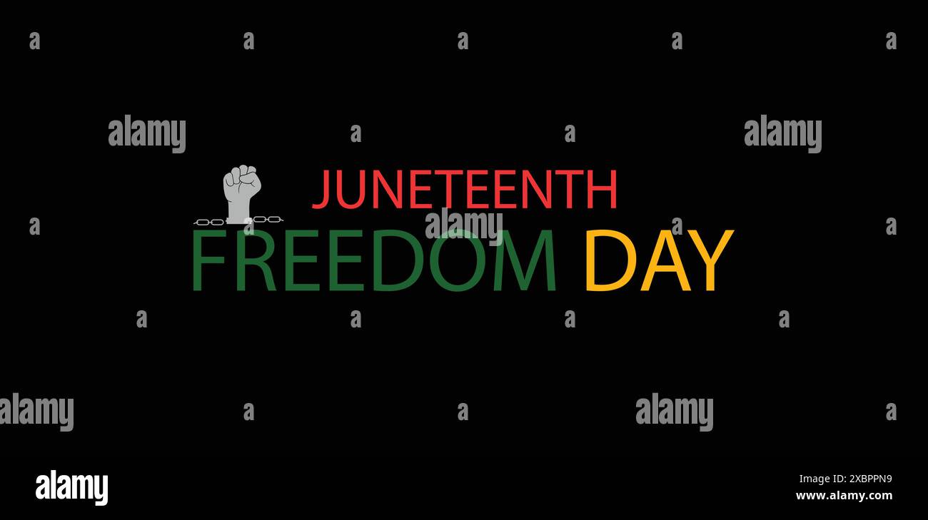 Juneteenth Freedom Day A Symbol of Resilience and Liberation Stock ...