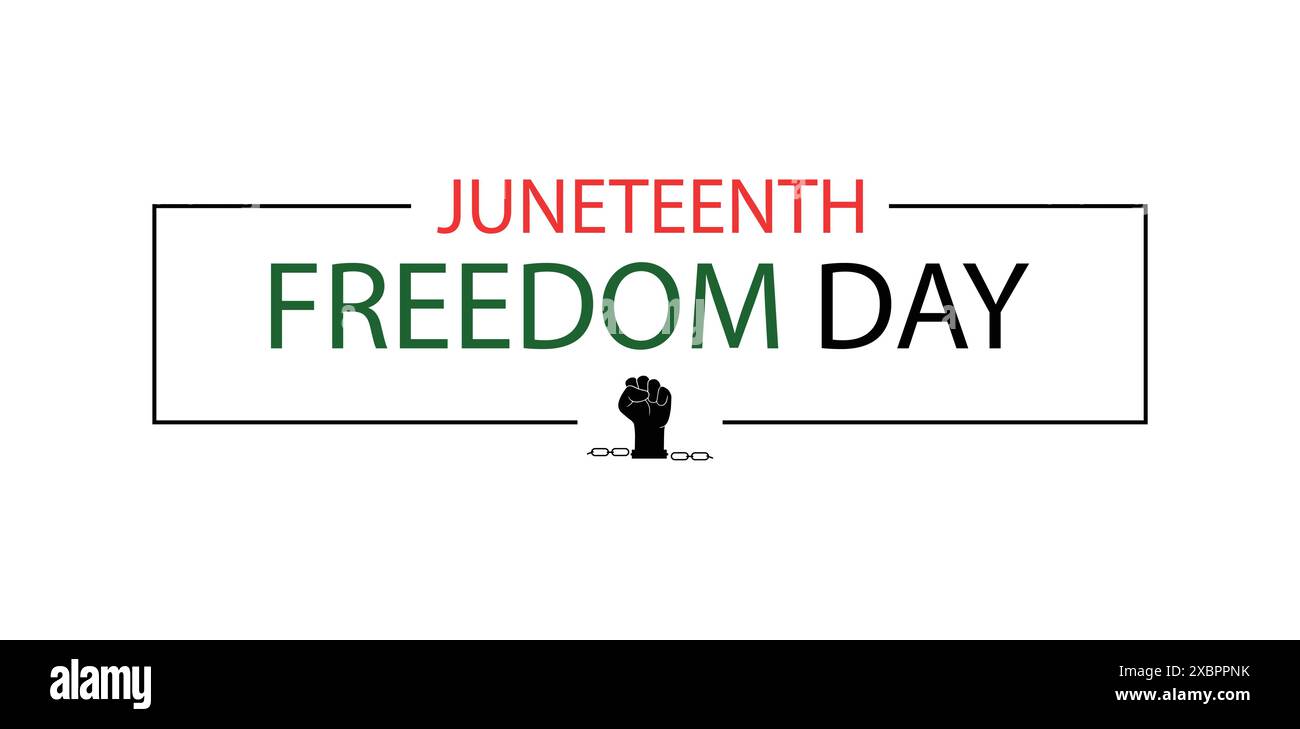 Juneteenth Freedom Day A Symbol of Resilience and Liberation Stock ...