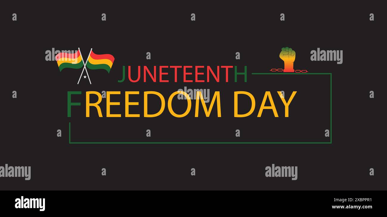 Juneteenth Freedom Day A Symbol of Resilience and Liberation Stock ...