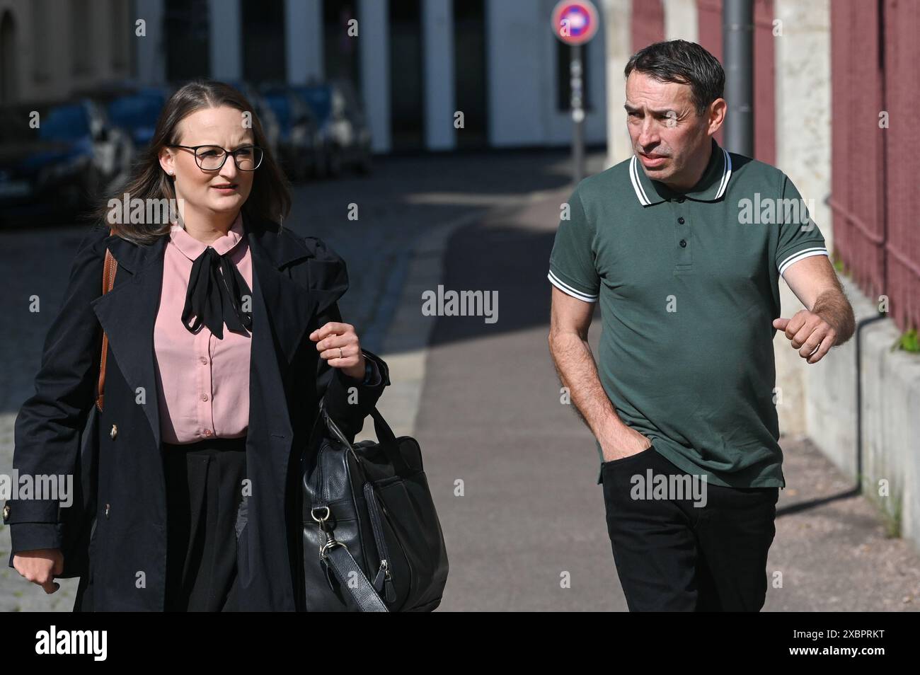 13 June 2024, Saxony-Anhalt, Halle (Saale): The defendant Sven Liebich ...