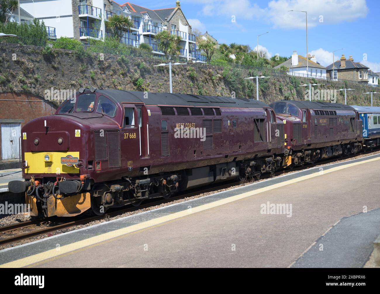 The Spring Cornish Explorer train from Dorridge to Penzance and return ...