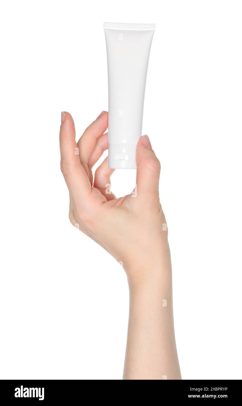 Choosing hand cream Cut Out Stock Images & Pictures - Alamy
