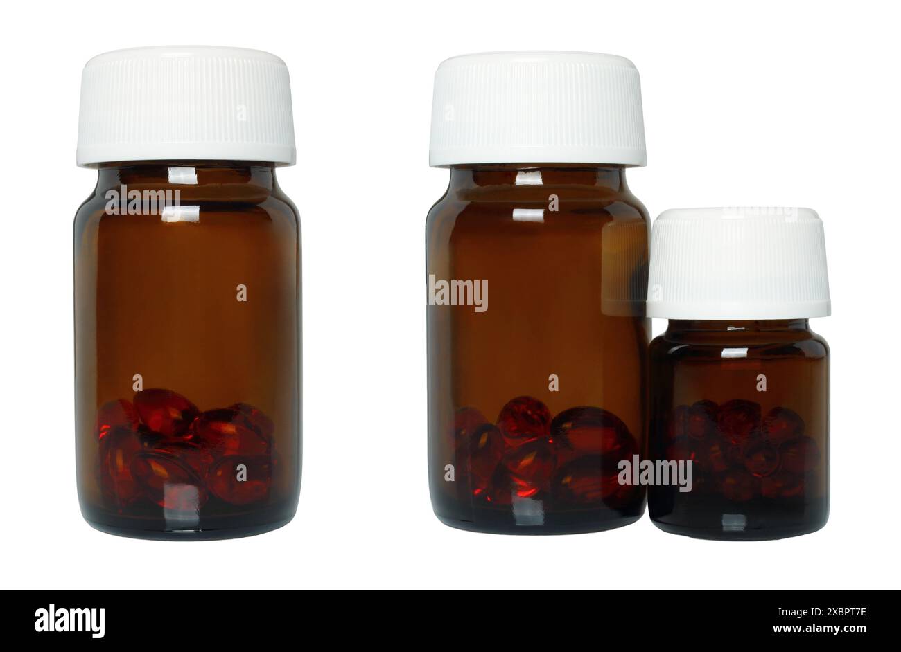 Set of Glass Medical Bottles, isolated on a transparent background ...
