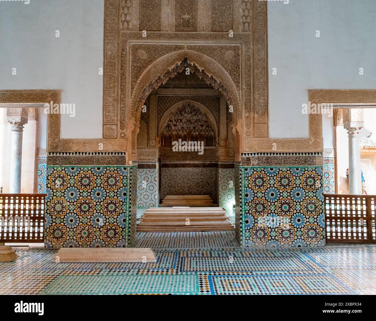 Marrakesh, Morocco - 23 March, 2024: typoical Moroccan architecture ...