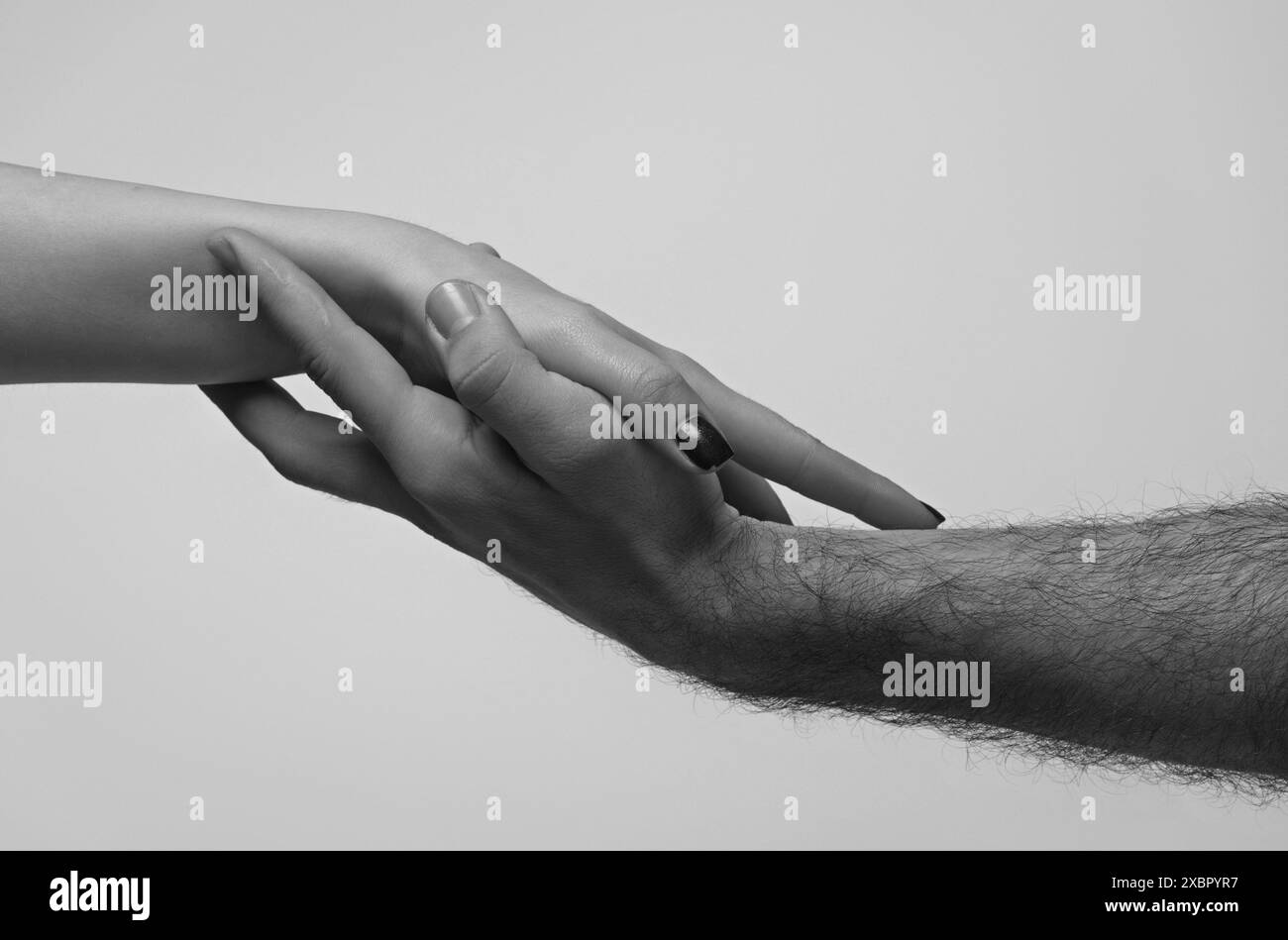Helping hands. Holding hand, close up. Giving a helping hand. Support ...