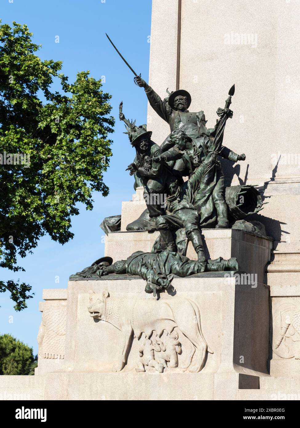 Gianicolo monumento garibaldi roma hi-res stock photography and images ...