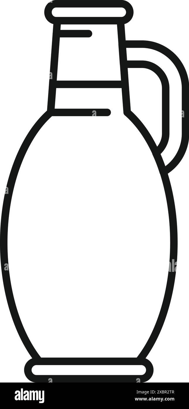 Round milk jug Stock Vector Images - Alamy