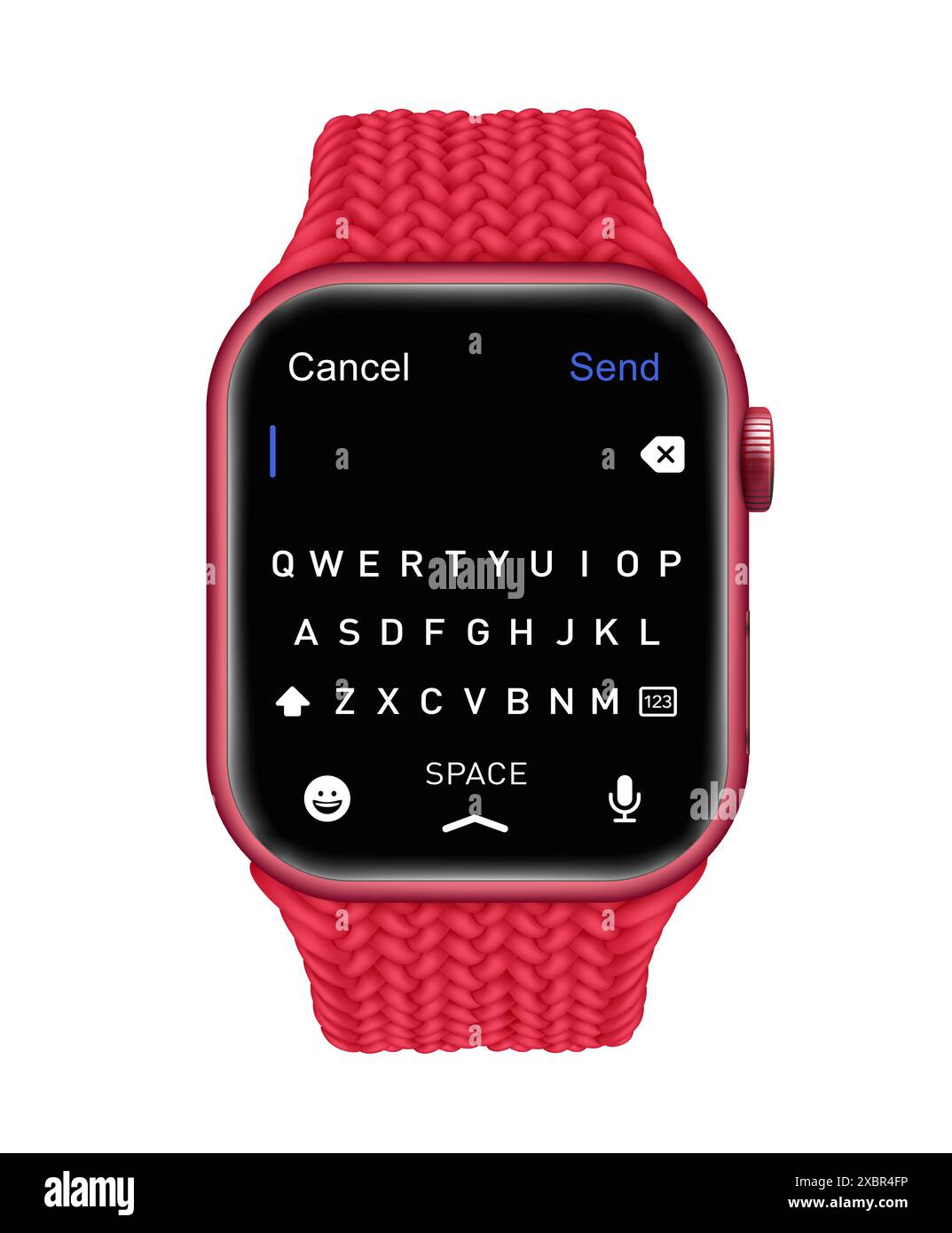 Kiev, Ukraine - February 15, 2022: Apple Watch Series 7 with New full ...