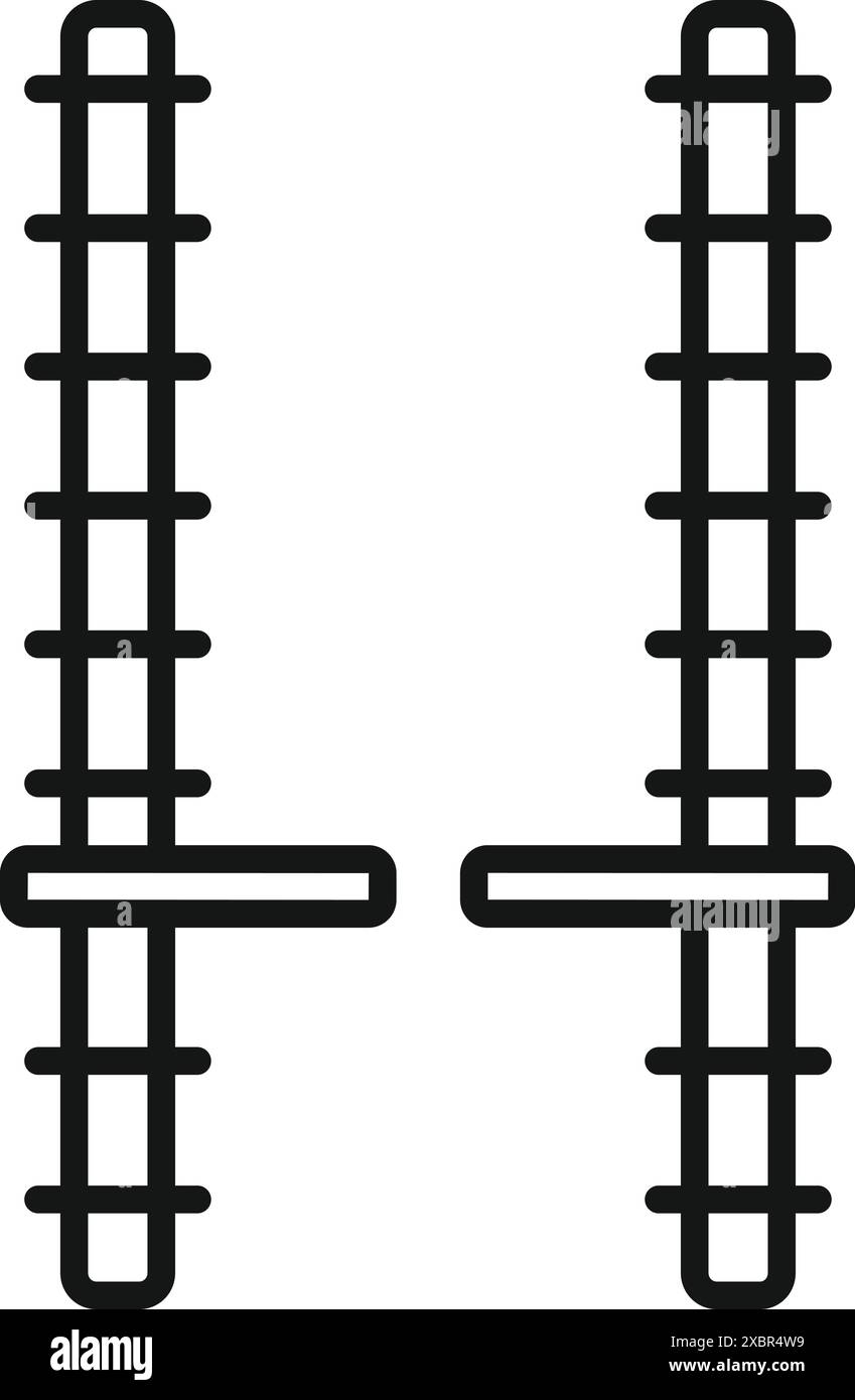 Framework concrete pillar Stock Vector Images - Alamy