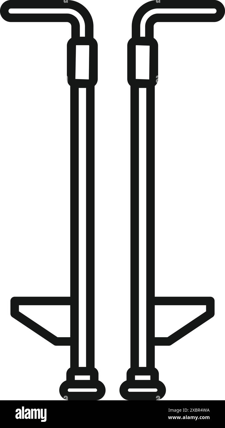 Drywall stilts icon in simple style isolated on white background Stock Vector Image & Art - Alamy