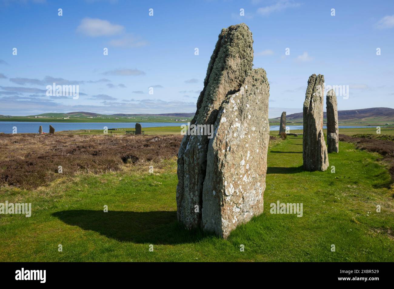 Ring of Brodgar, neolithic stone circle, Orkney Islands, Scotland Stock ...