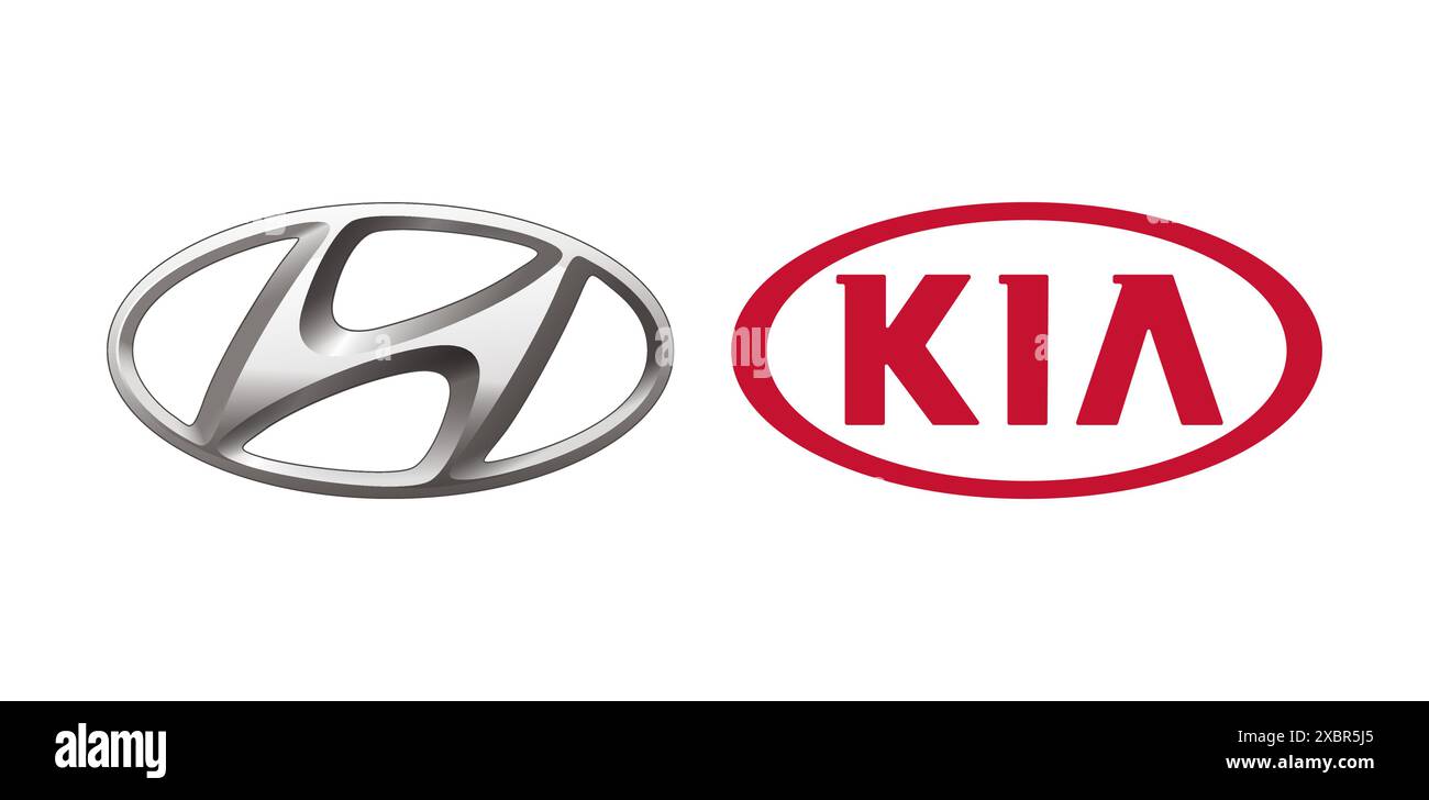 Hyundai logo Stock Vector Images - Alamy