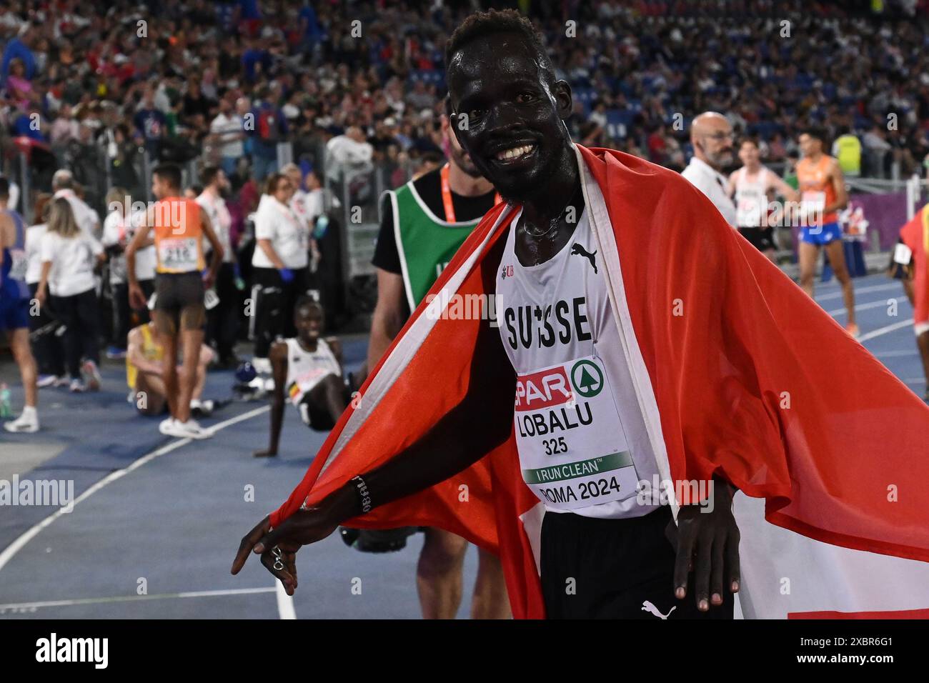 Rome, Italy. 12th June, 2024. Dominic Lokinyomo LOBALU Gold Medal ...