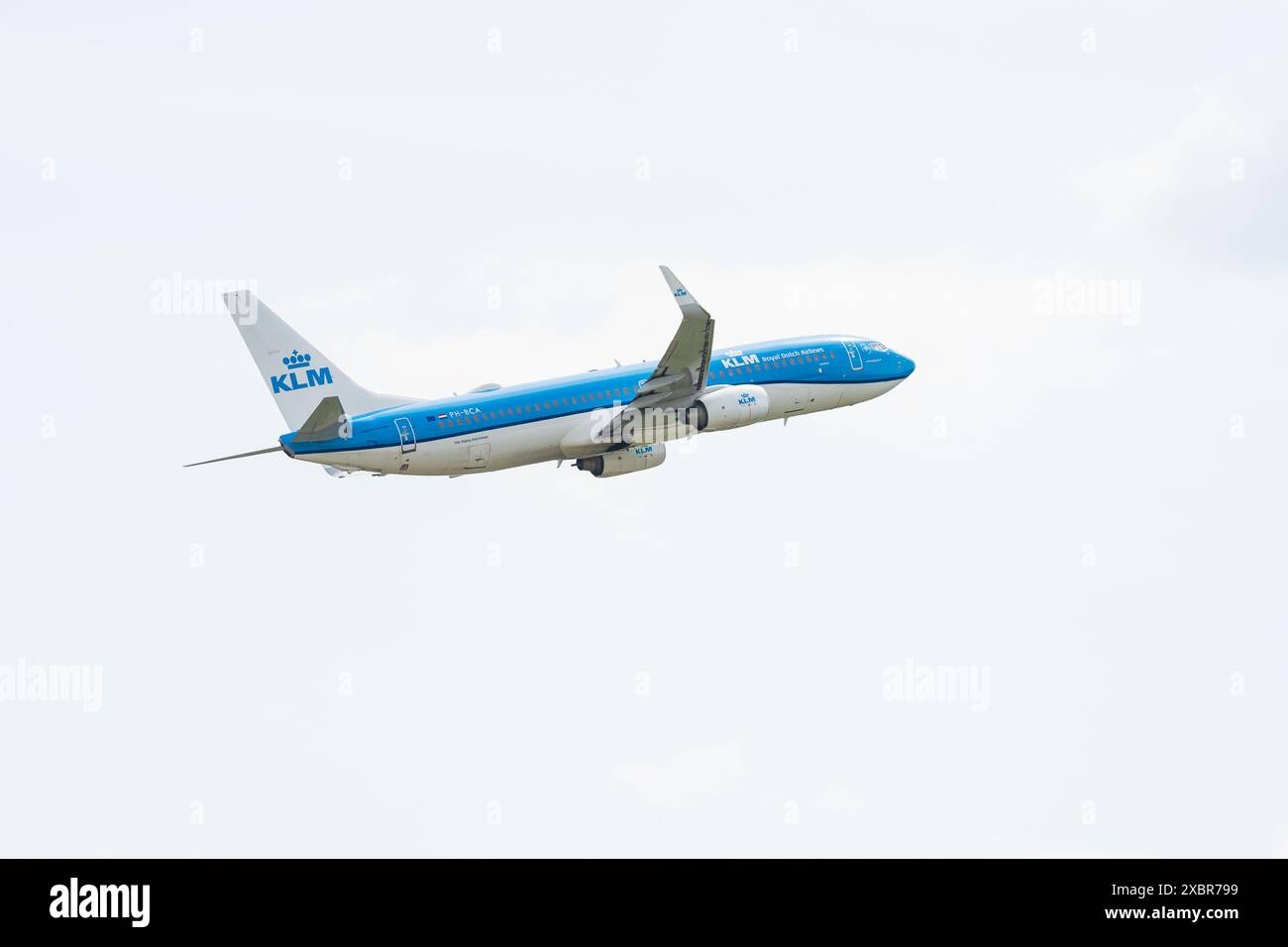 BERLIN - JUNE 07, 2024: The narrow-body airliner Boeing 737-800 by KLM ...