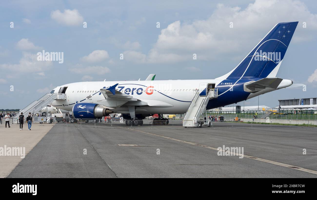 BERLIN - JUNE 07, 2024: A wide-body aircraft Airbus 310-300 Novespace ...
