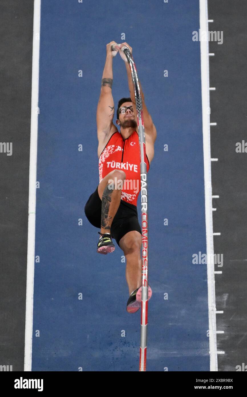 Sasma Ersu in Men's Pole Vault Final during the day 6 of European ...