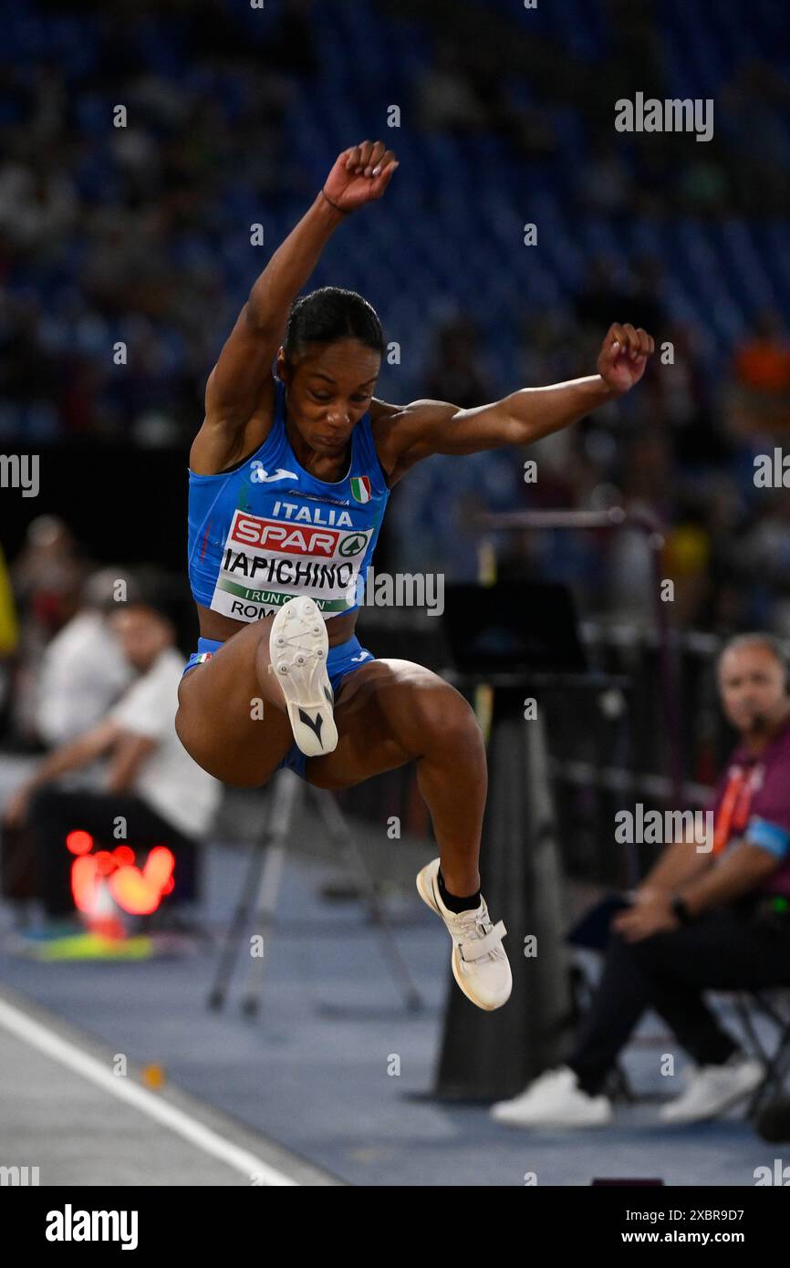 Iapichino Larissa in women's long jump final during the day 6 of ...