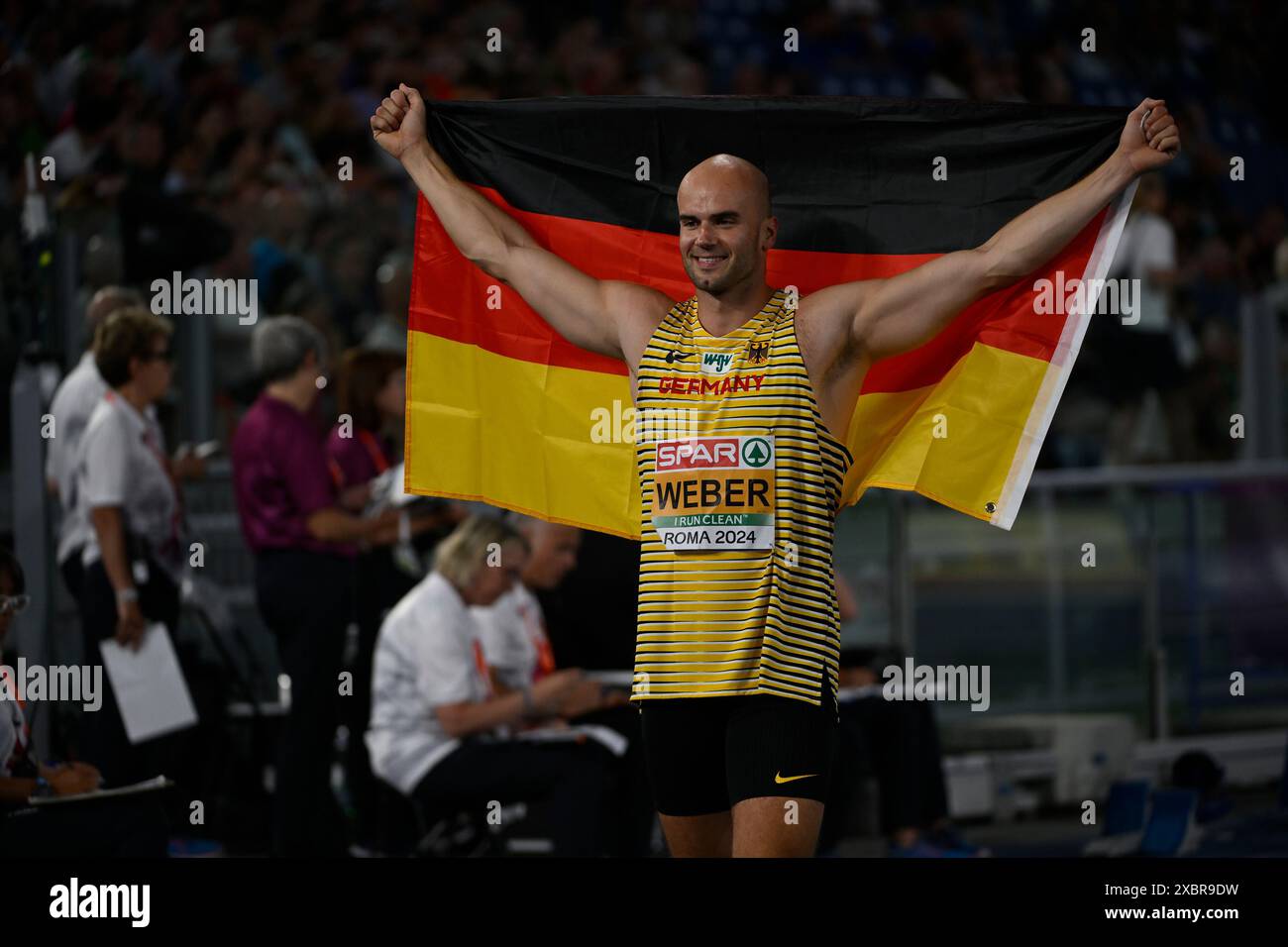 Weber Julian in men's Javelin Throw final during the day 6 of European ...
