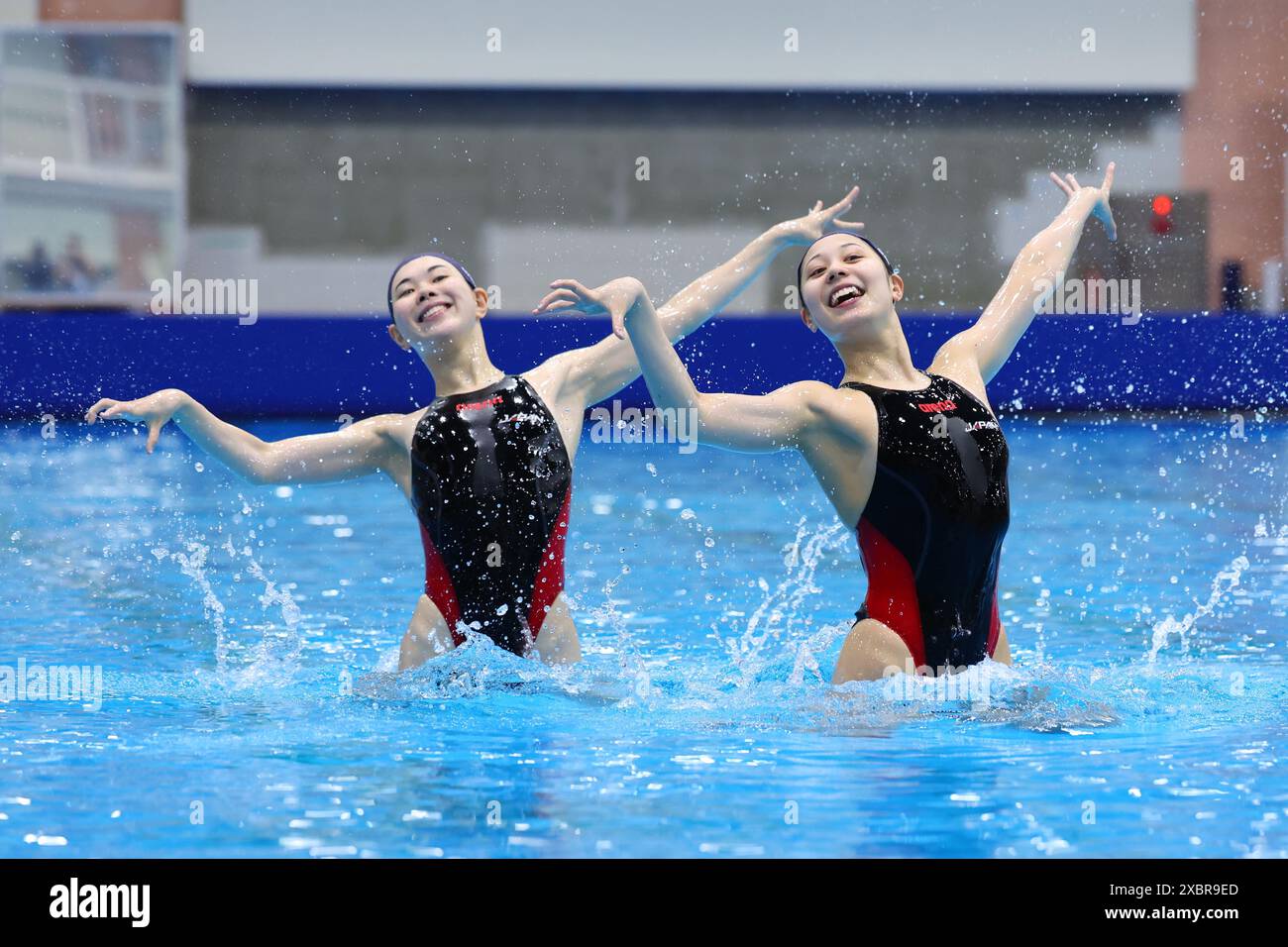 JISS, Tokyo, Japan. 12th June, 2024. Moe Higa & Tomoka Sato (JPN), JUNE 12, 2024 - Artistic ...