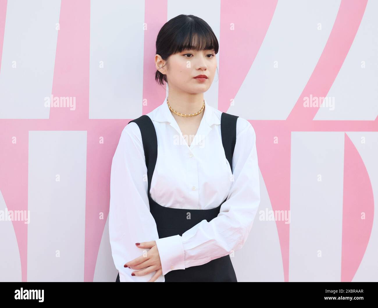 Tokyo Japan 12th June 2024 Japanese Actress Aju Makita Poses For