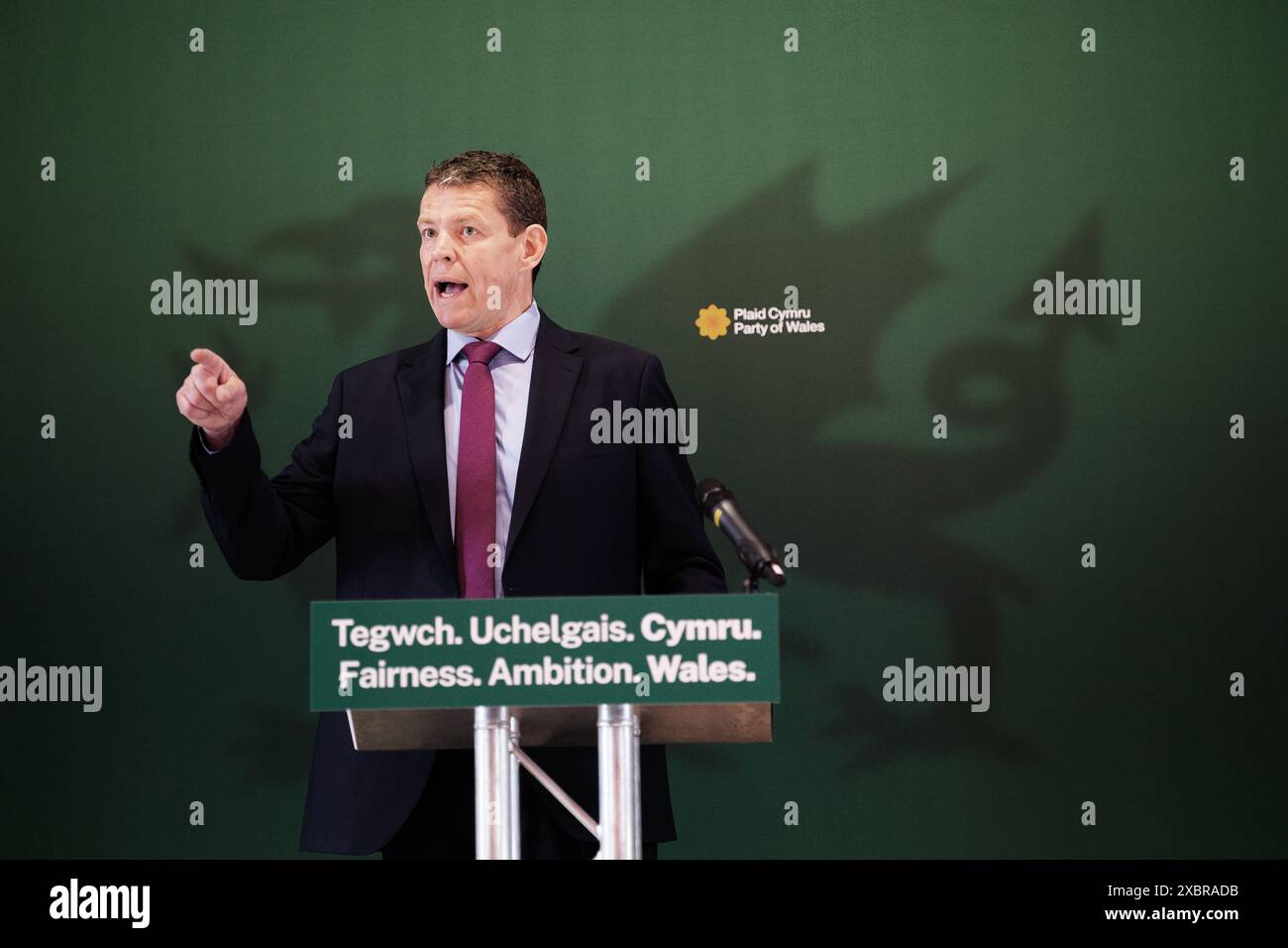 Plaid Cymru leader Rhun ap Iorwerth launches his party's General ...