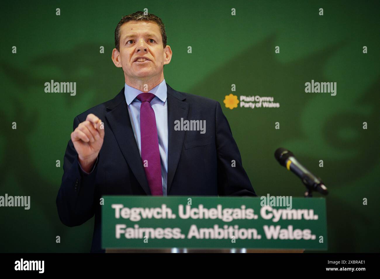 Plaid Cymru leader Rhun ap Iorwerth launches his party's General ...