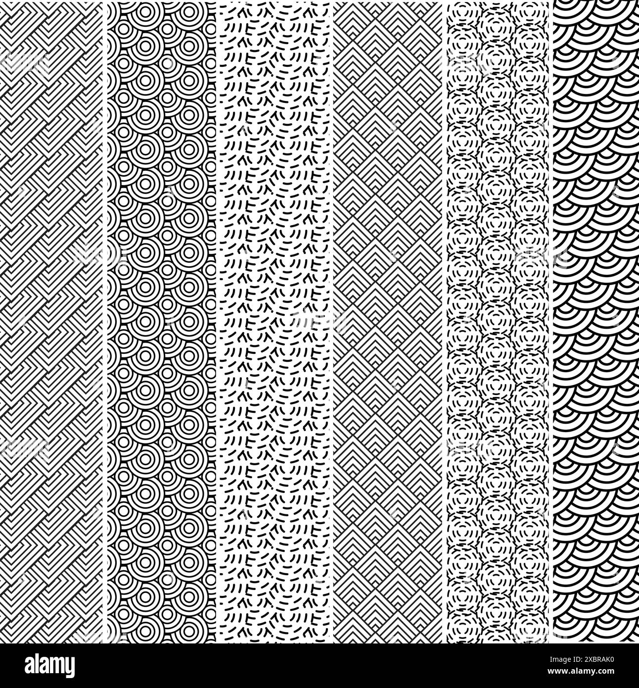 Abstract minimalistic Geometrical shape Pattern Stock Vector Image ...