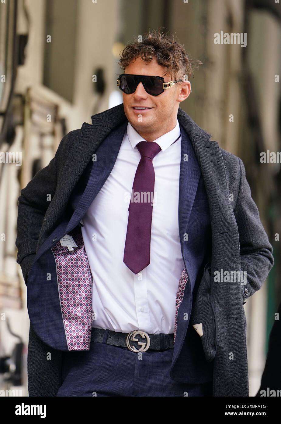 TV reality star Scott Timlin arrives at Westminster Magistrates' Court ...
