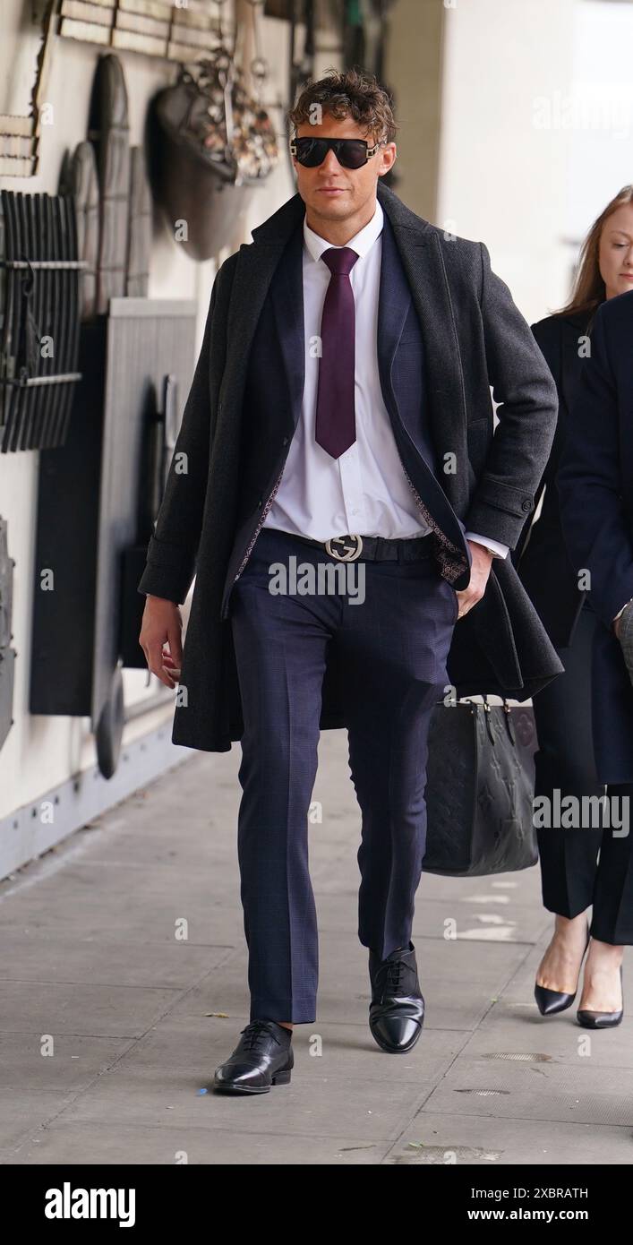 TV reality star Scott Timlin arrives at Westminster Magistrates' Court ...