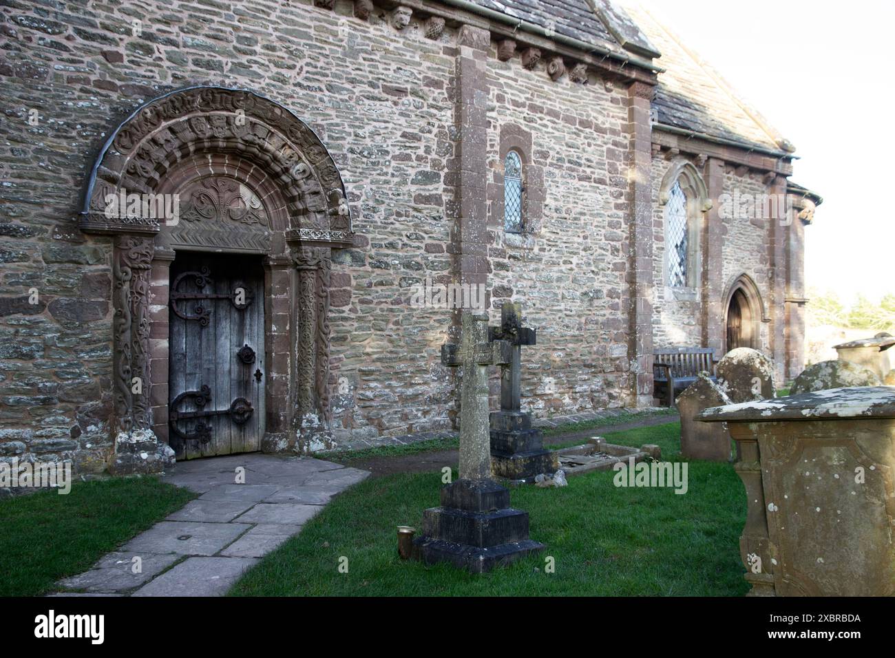 Kilpeck church hi-res stock photography and images - Alamy