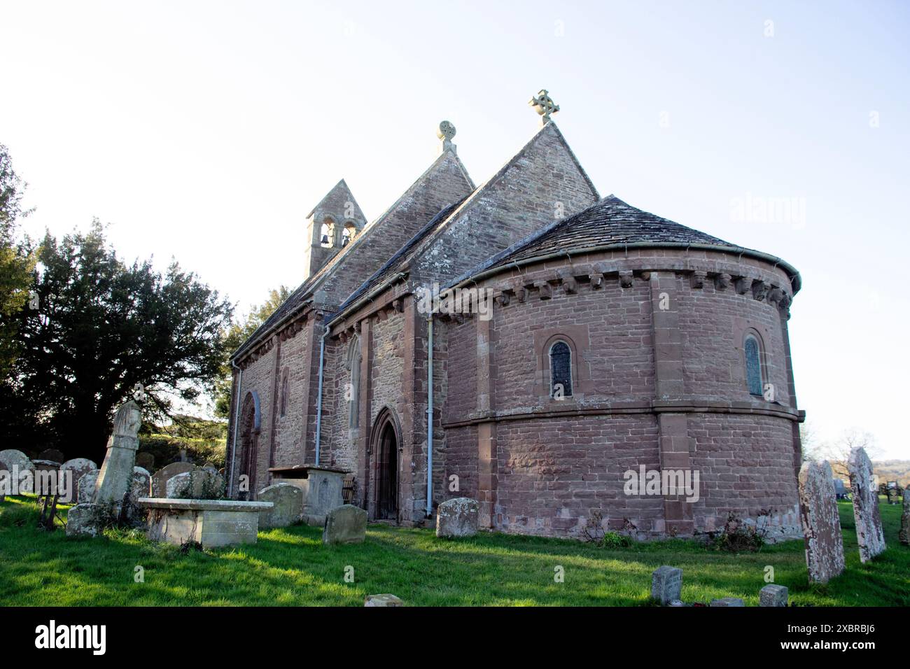 The church of St Mary and St David at Kilpeck in Herefordshire is a ...