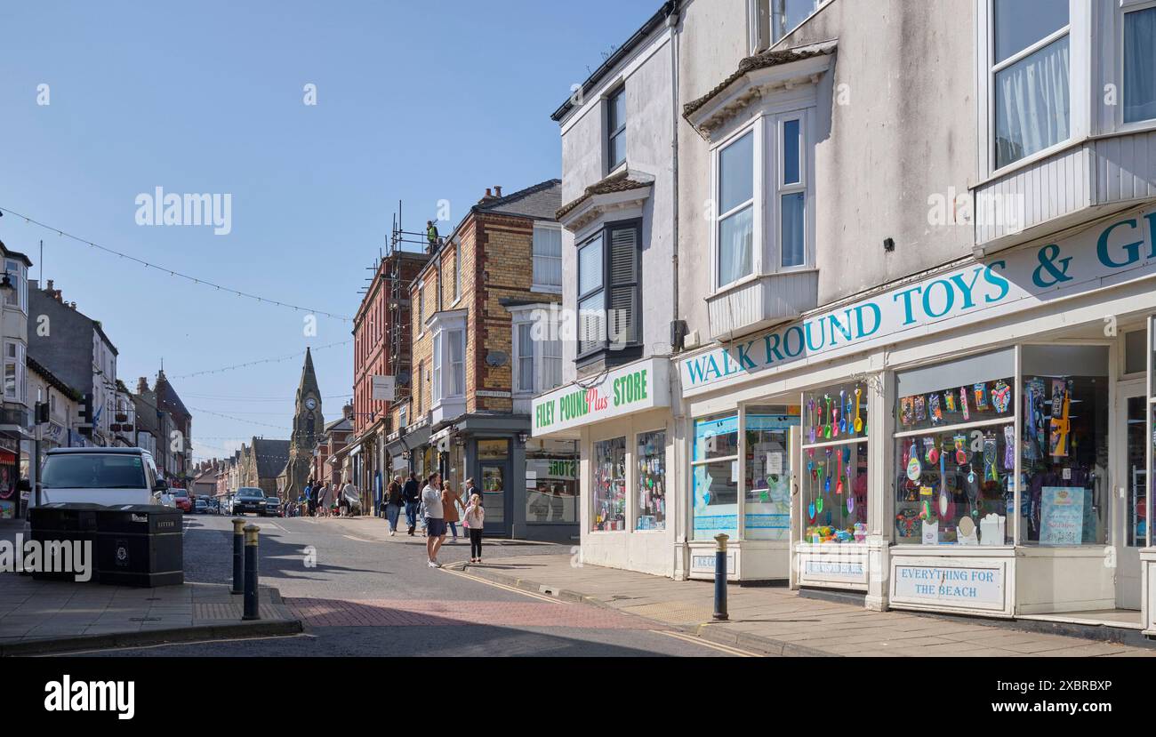 FileyTown Centre , North Yorkshire East Coast, northern England, UK ...