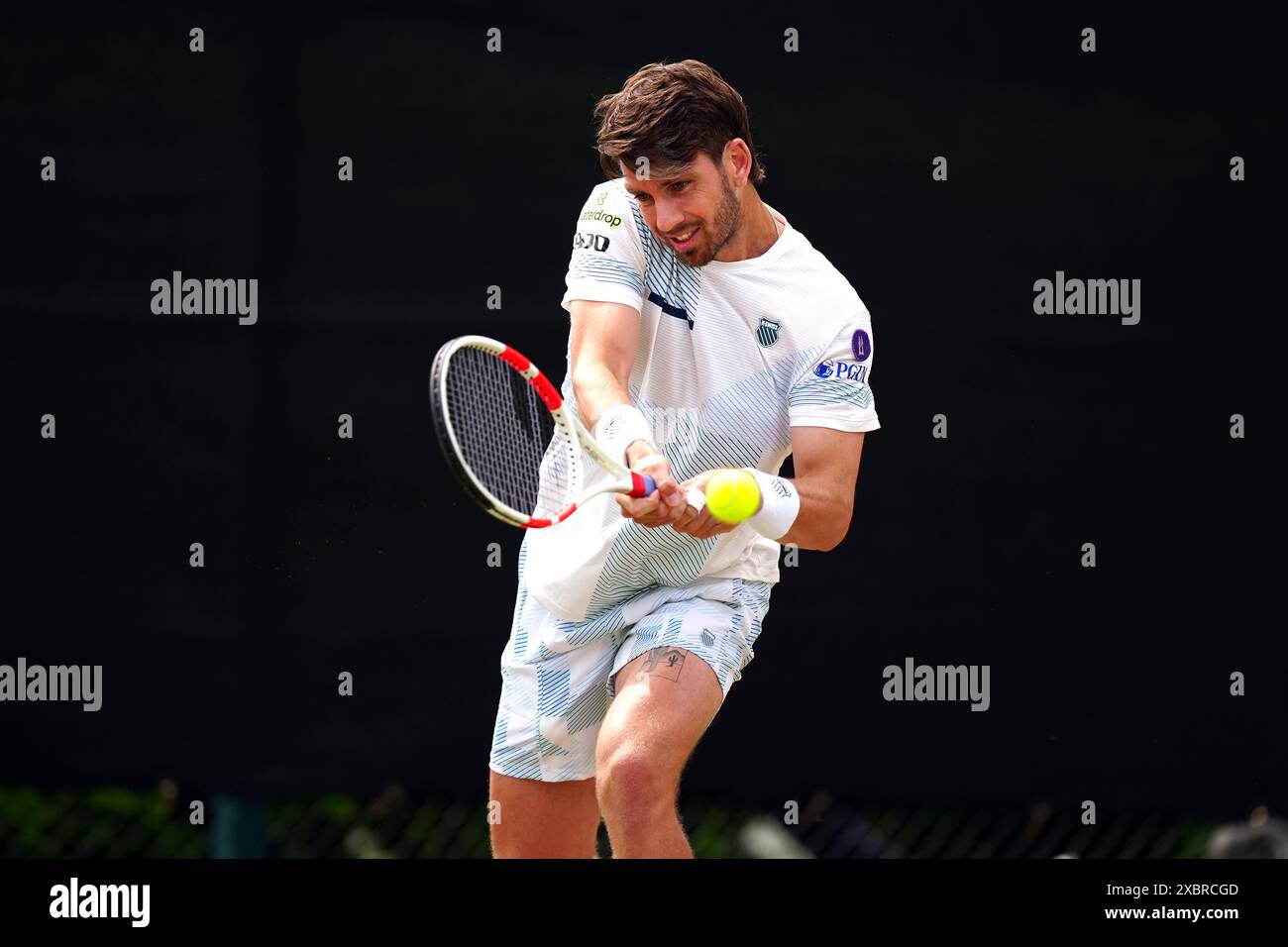 Cameron Norrie in action against Jack Pinnington Jones (not pictured ...