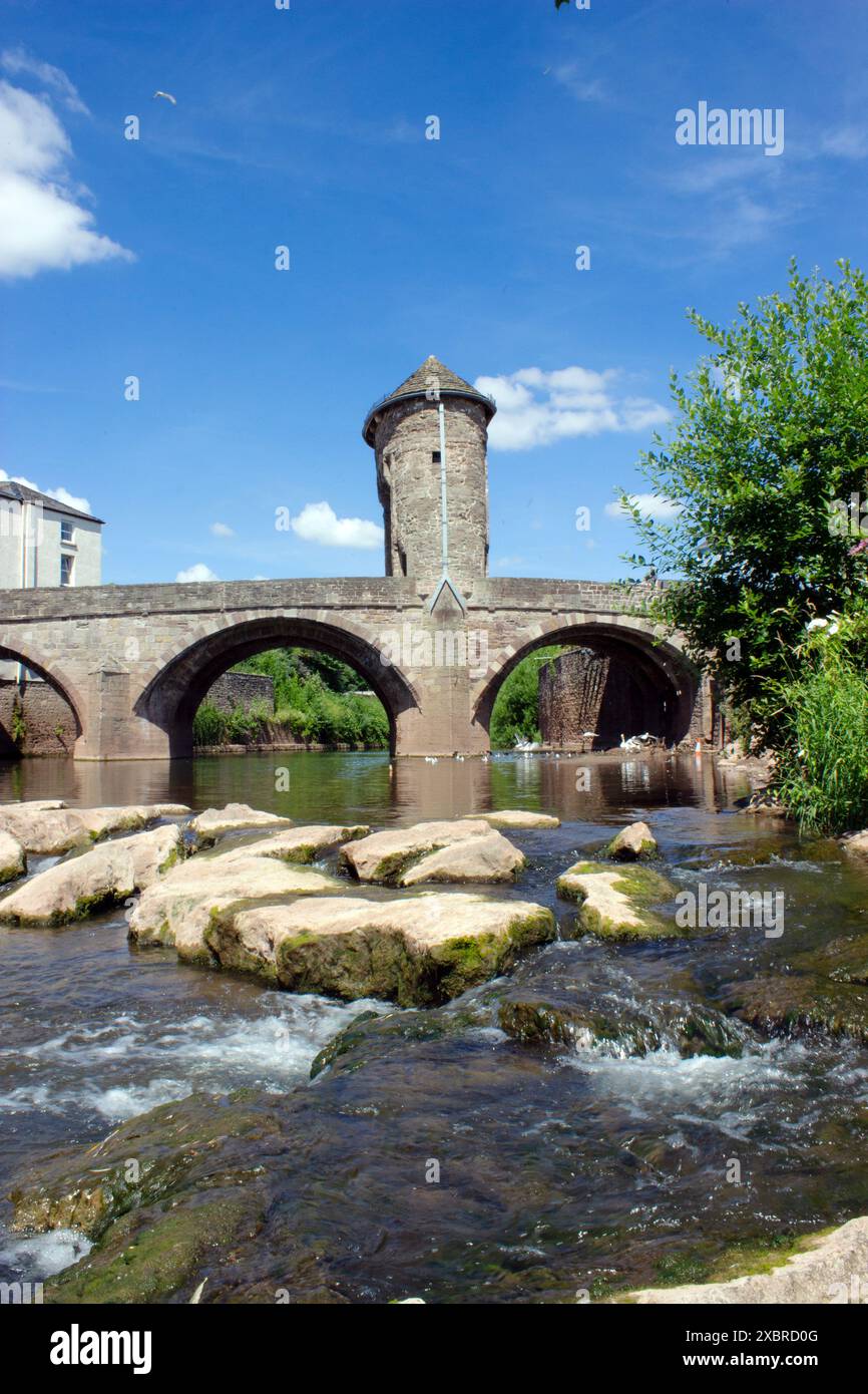 Monnow Bridge and Gateway in Monmouth is the only remaining fortified ...