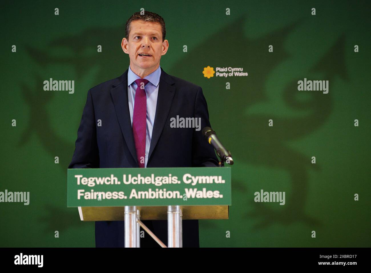 Plaid Cymru leader Rhun ap Iorwerth launches his party's General ...