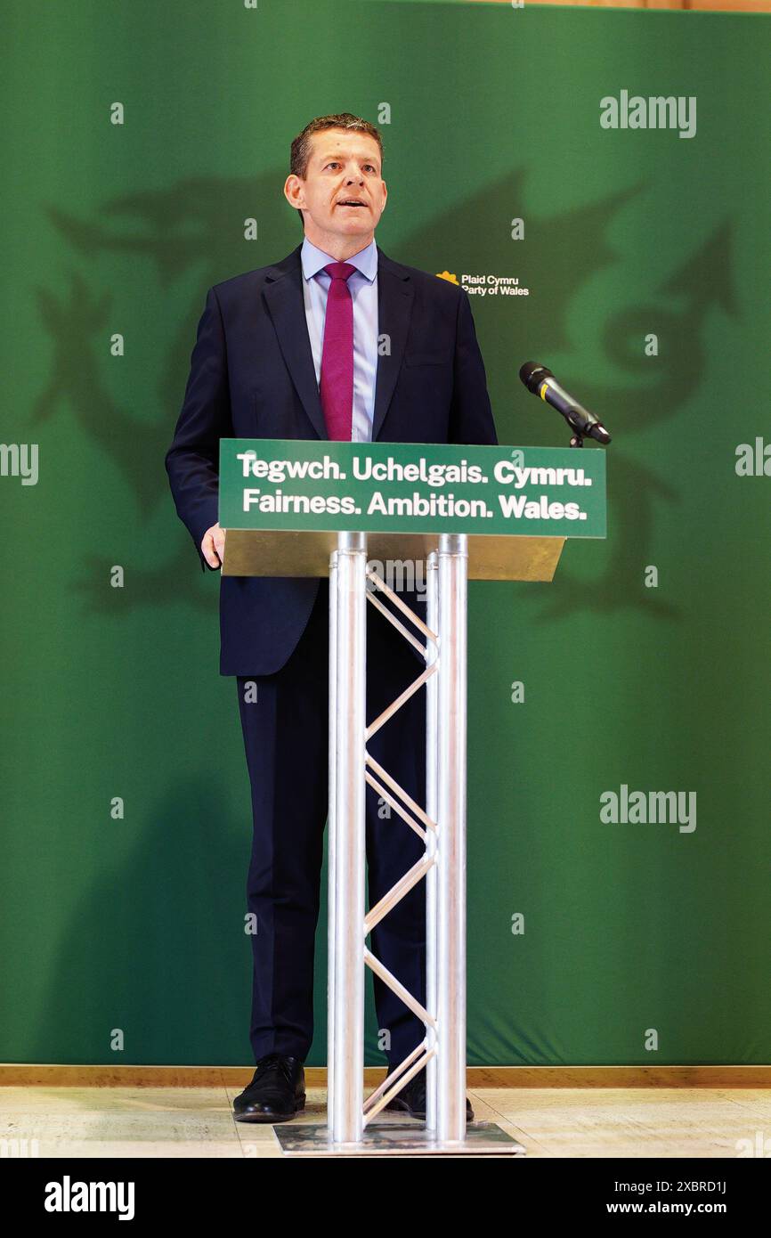 Plaid Cymru leader Rhun ap Iorwerth launches his party's General ...
